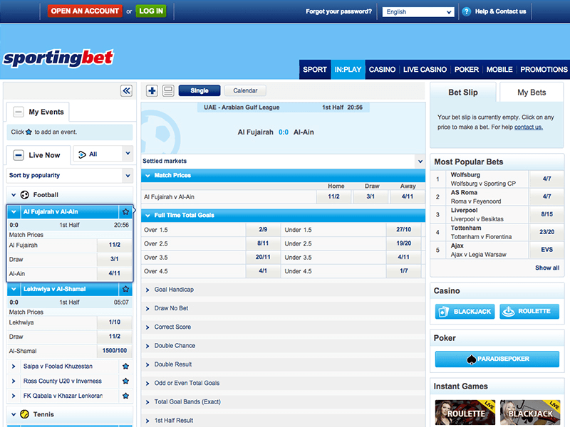 Sportingbet Sign Up Bonus and Promotions For 2019